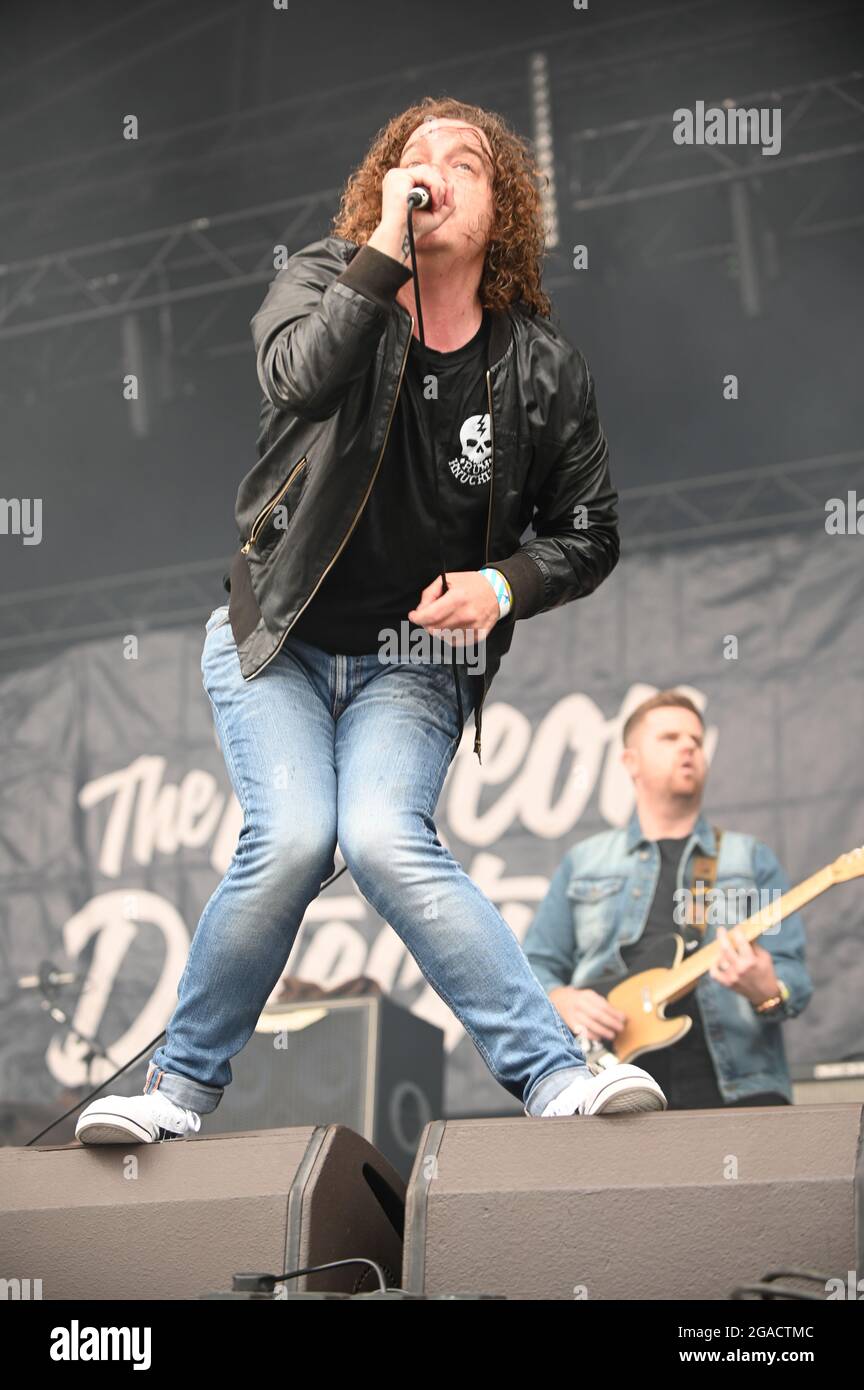 Pigeon Detectives Performing Live at Tramlines Festival 2021 Stock ...