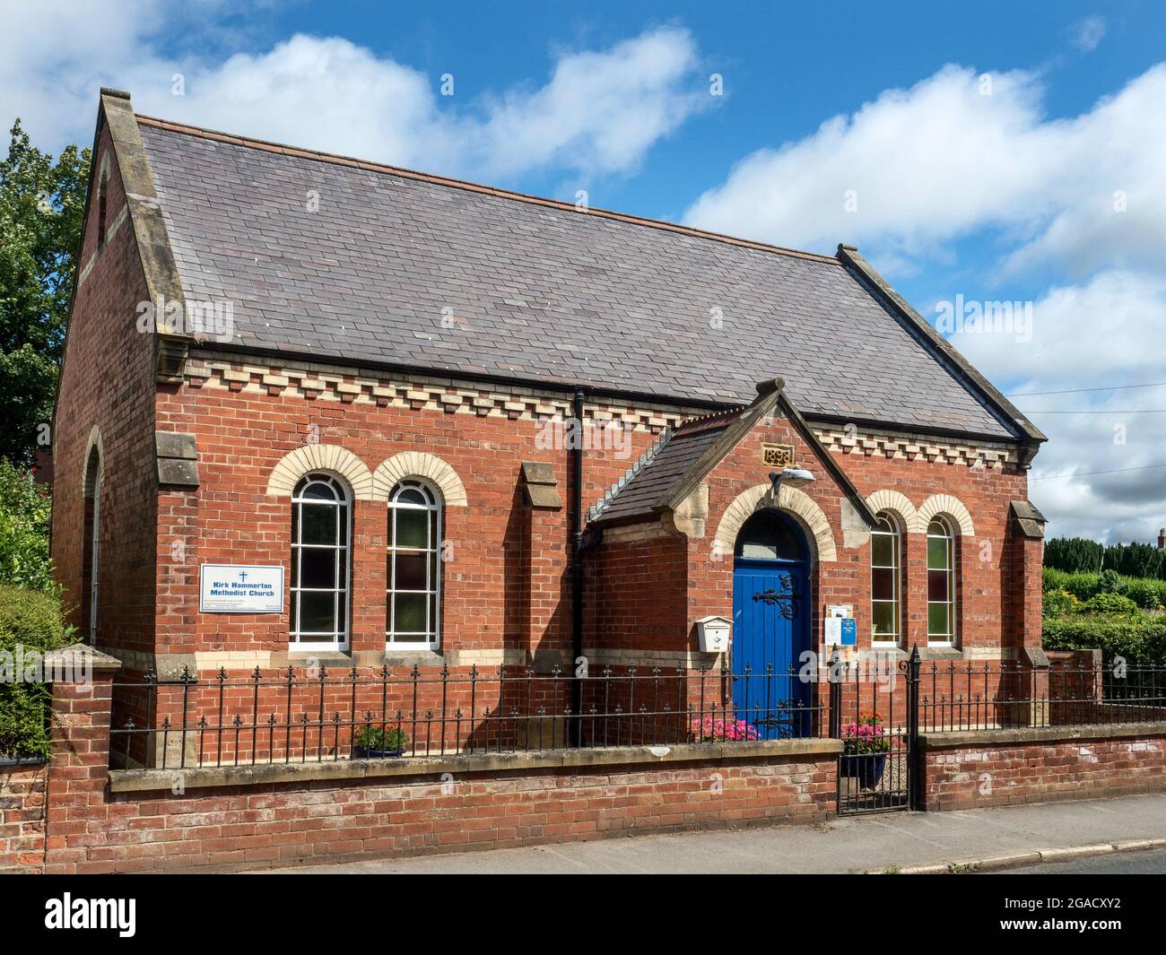 Methodist church in the village of Kirk Hammerton North Yorkshire ...