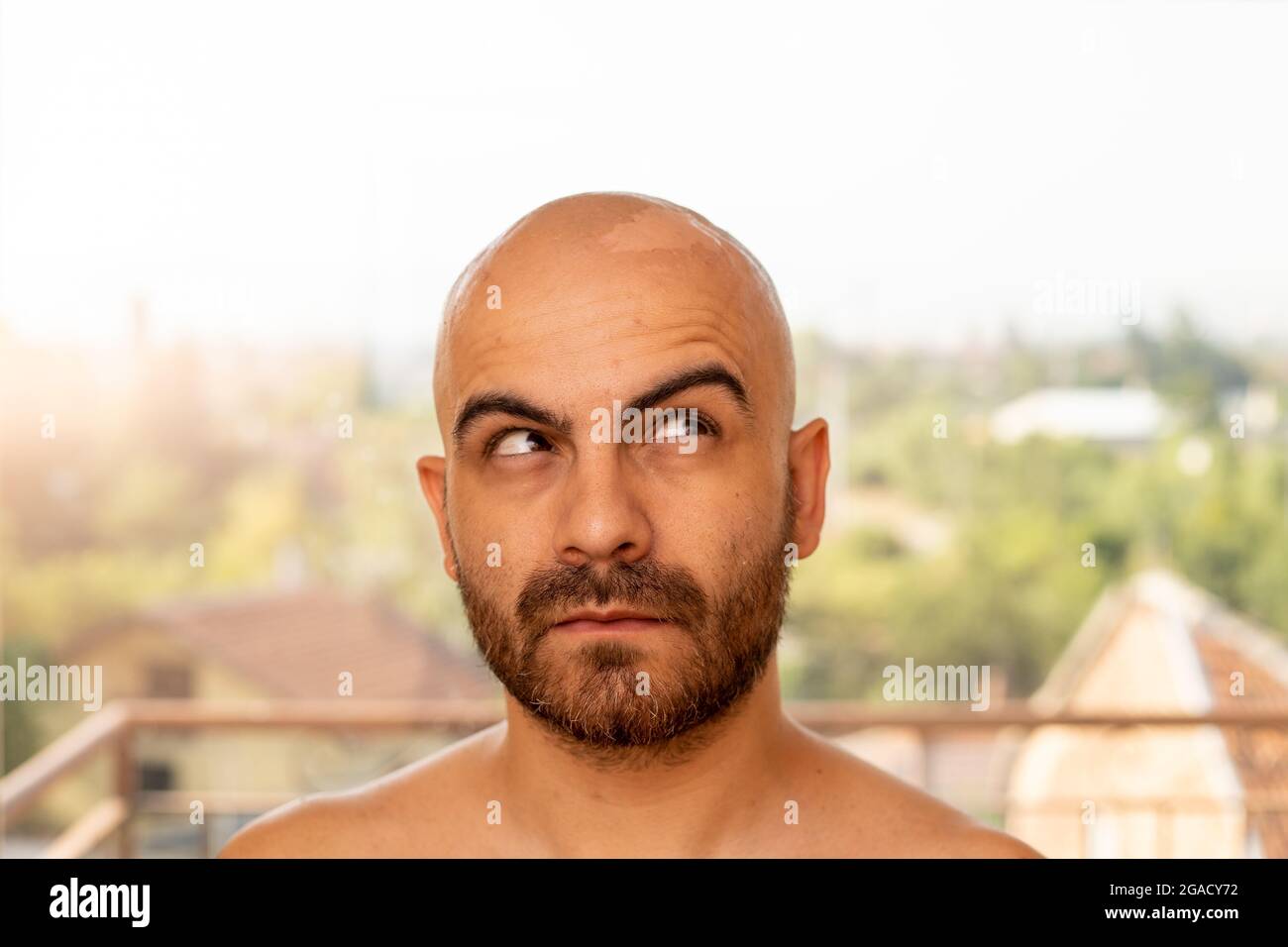 Shaved shaven shaved head hi-res stock photography and images - Alamy