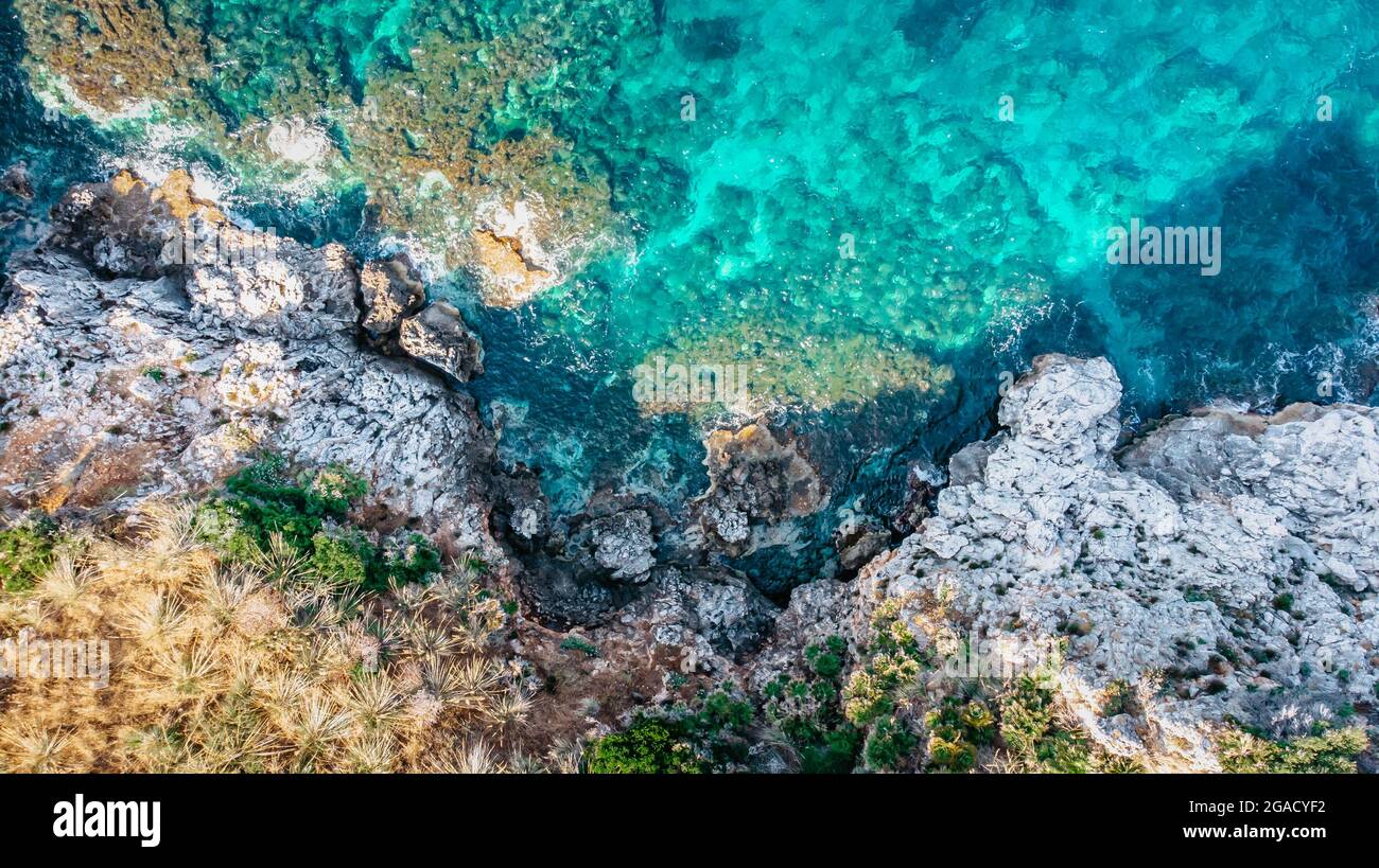 Mediterranean water aerial hi-res stock photography and images - Alamy
