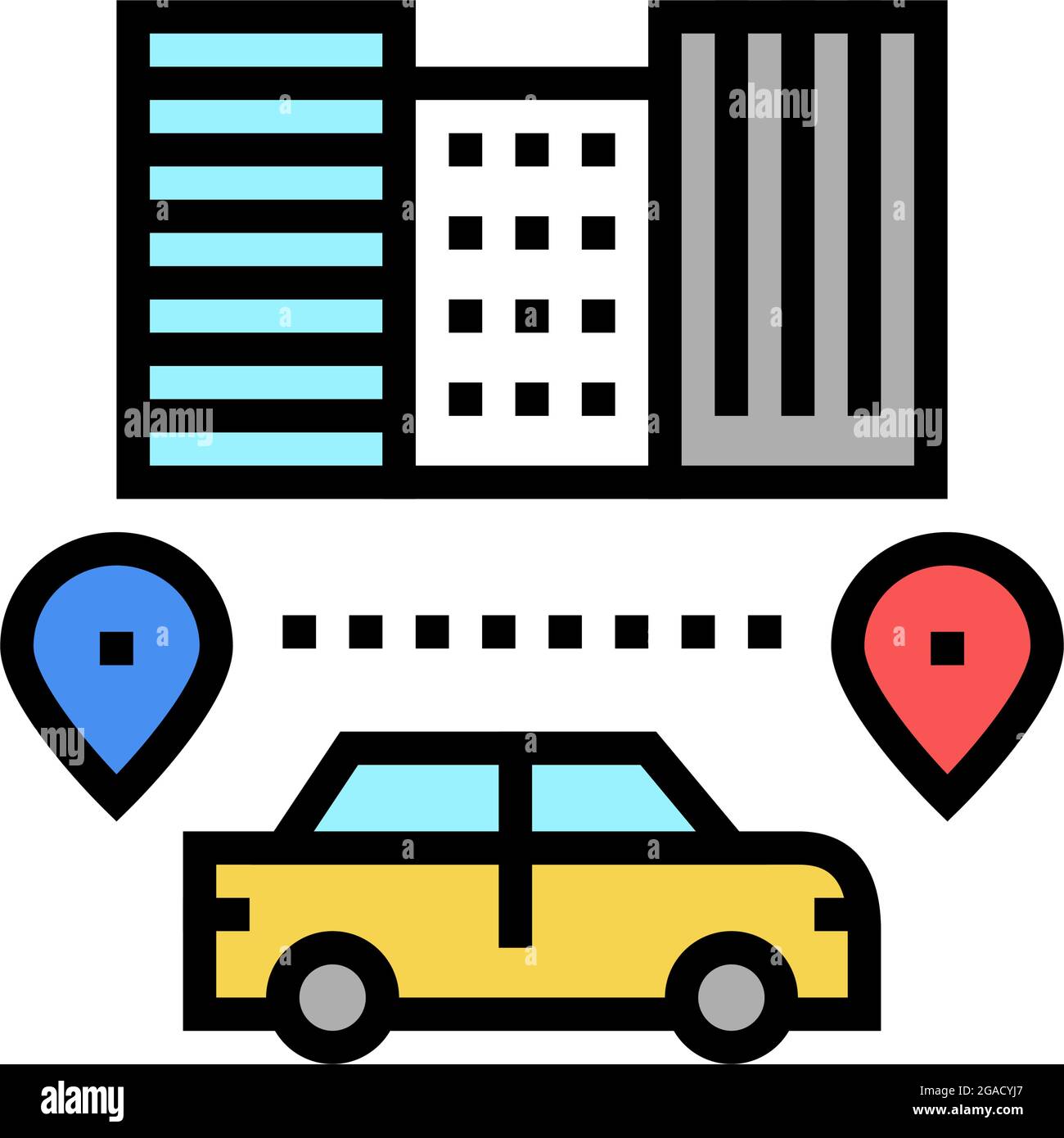 Day routes Cut Out Stock Images & Pictures - Alamy