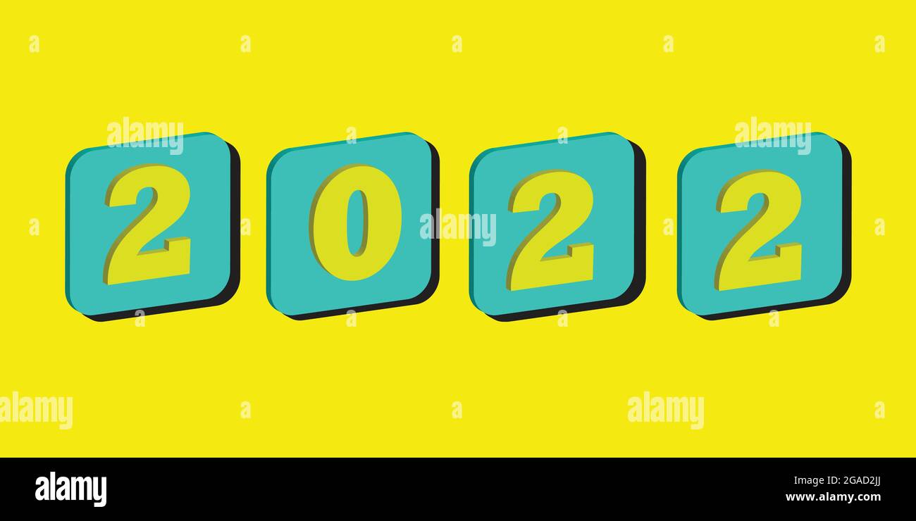 Banner vector for new year goal celebration with yellow background ...