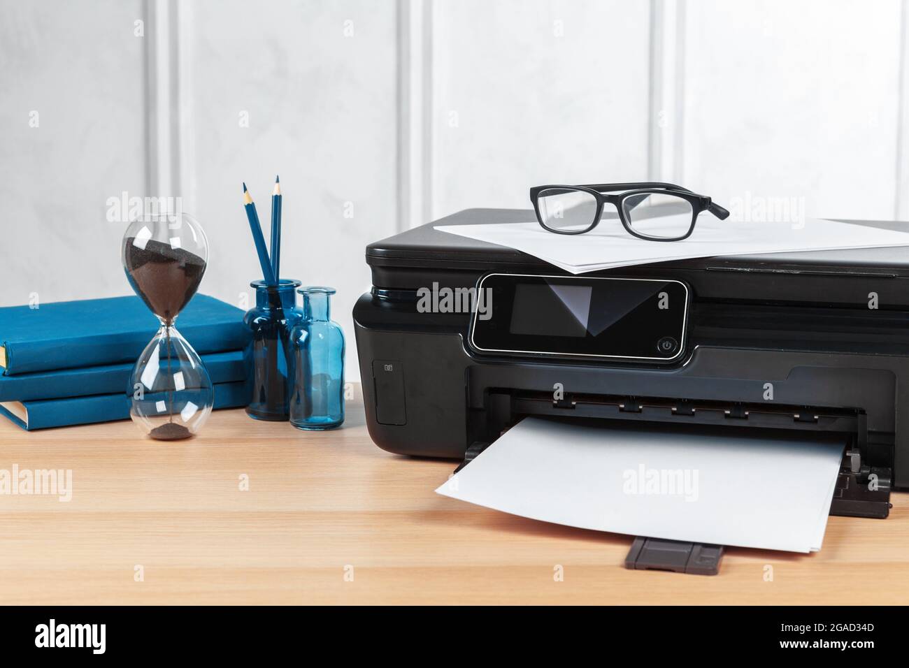 multi-function printer machine ready for printing, copy, scanning in ...