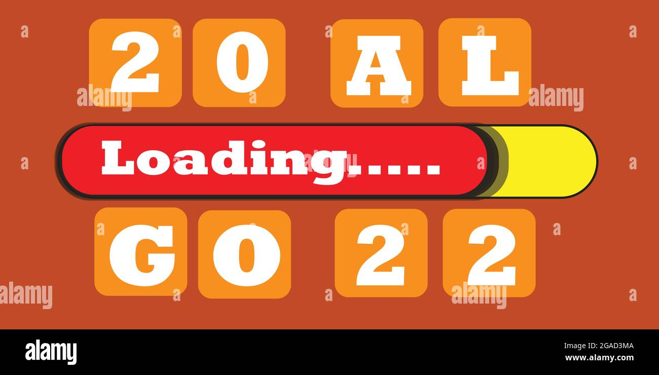 Banner vector for new year goal celebration with orange background ...