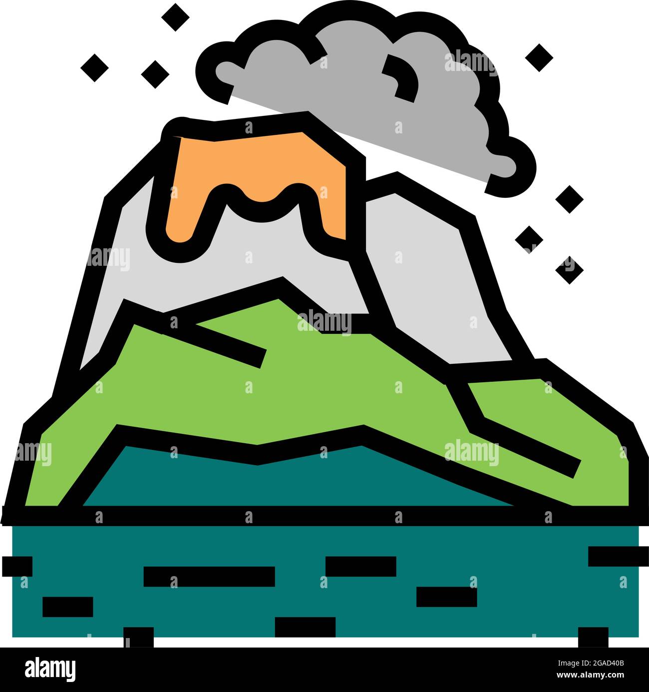 Volcanic rural Cut Out Stock Images & Pictures - Alamy