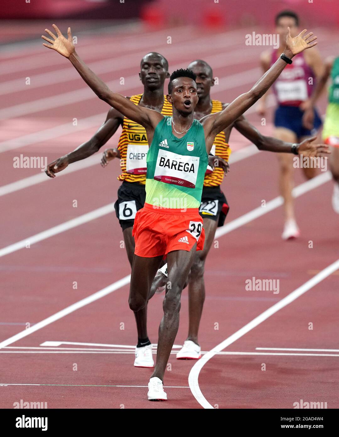 Ethiopia's Selemon Barega wins the Men's 10,000 metres at Olympic ...