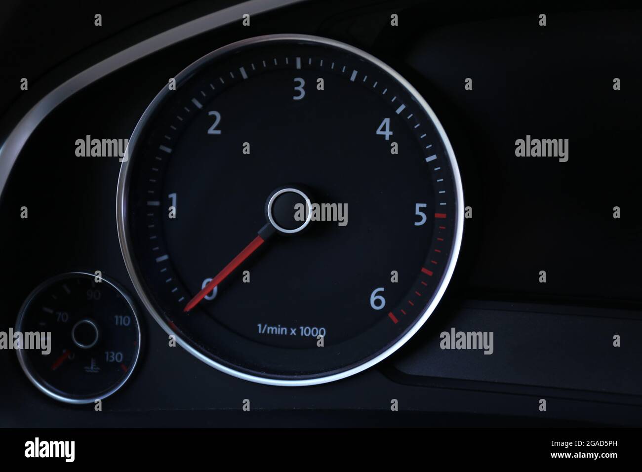 Modern car illuminated dashboard Stock Photo - Alamy