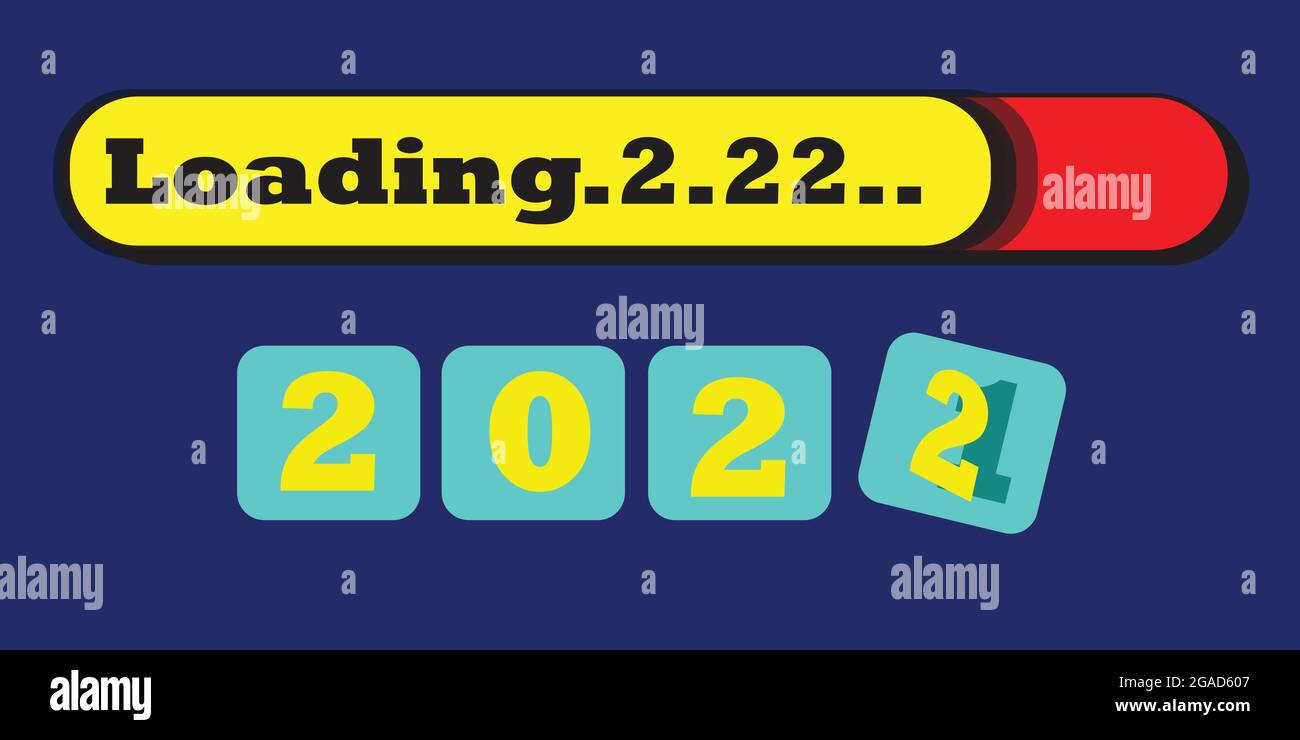 Banner vector for new year goal celebration with blue background Stock ...