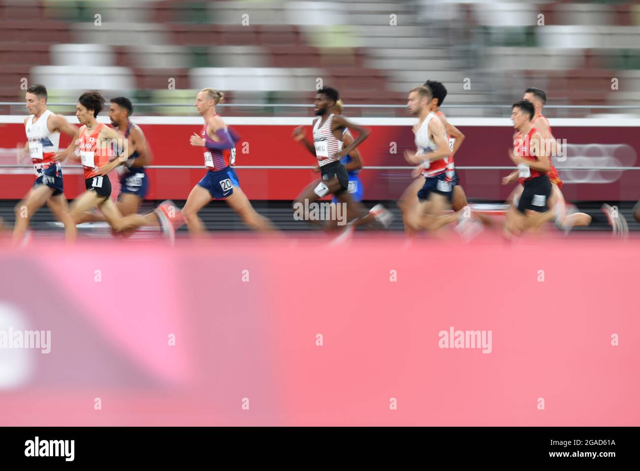 JULY 30, 2021 - Athletics : Men's 10,000m final during the Tokyo 2020 ...