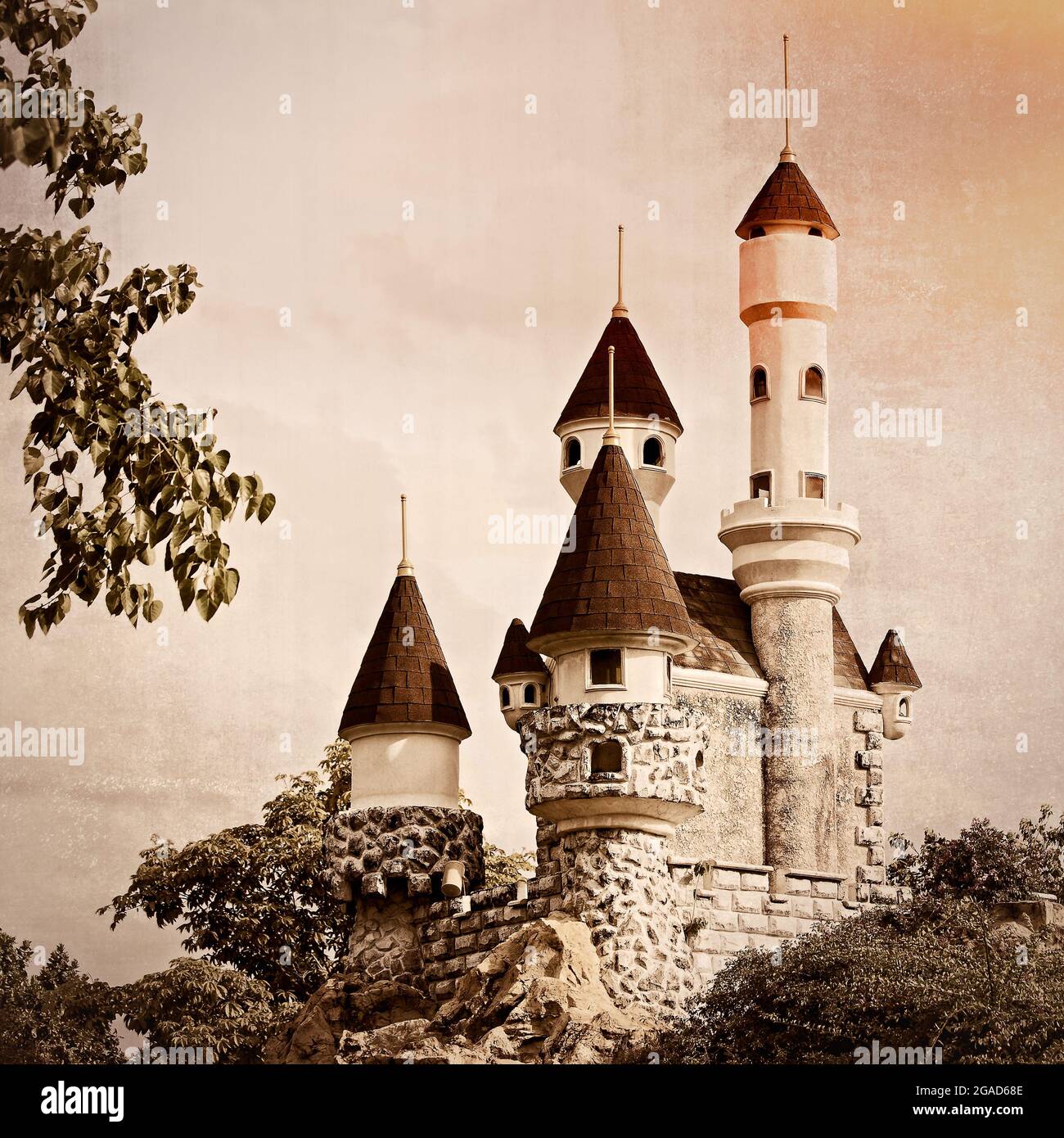 Fake old style architecture hi-res stock photography and images - Alamy