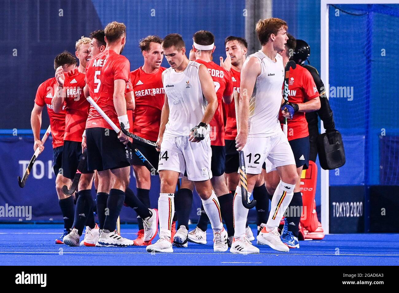 Britain's Rupert Scott Shipperley celebrates with his teammates after ...