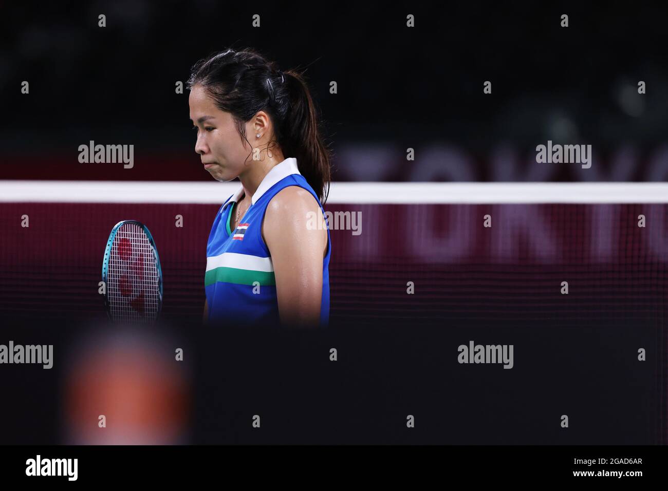 Tokyo, Japan. 30th July, 2021. Ratchanok INTANON (THA) Badminton ...