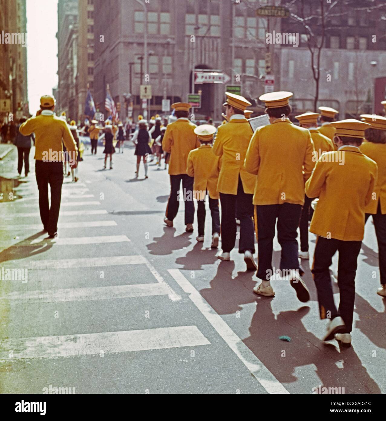 Street parade in Philadelphia, USA, 1976 Stock Photo - Alamy
