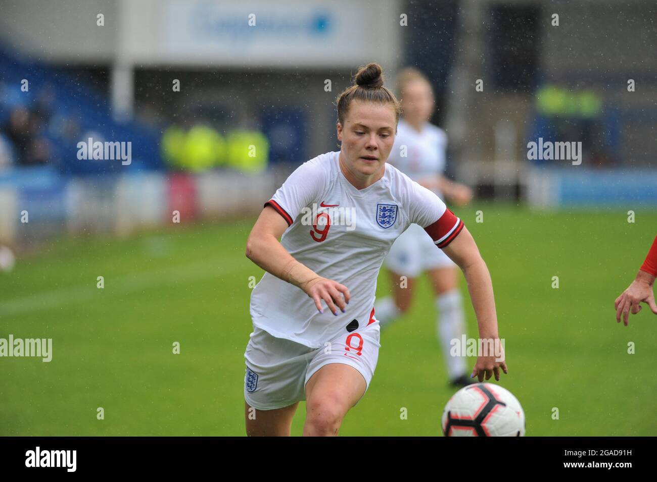 Emily Murphy (9 England) during the friendly under 19 between England ...