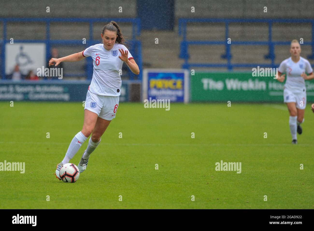 Caitlin Smith ( England) during the friendly under 19 between England ...