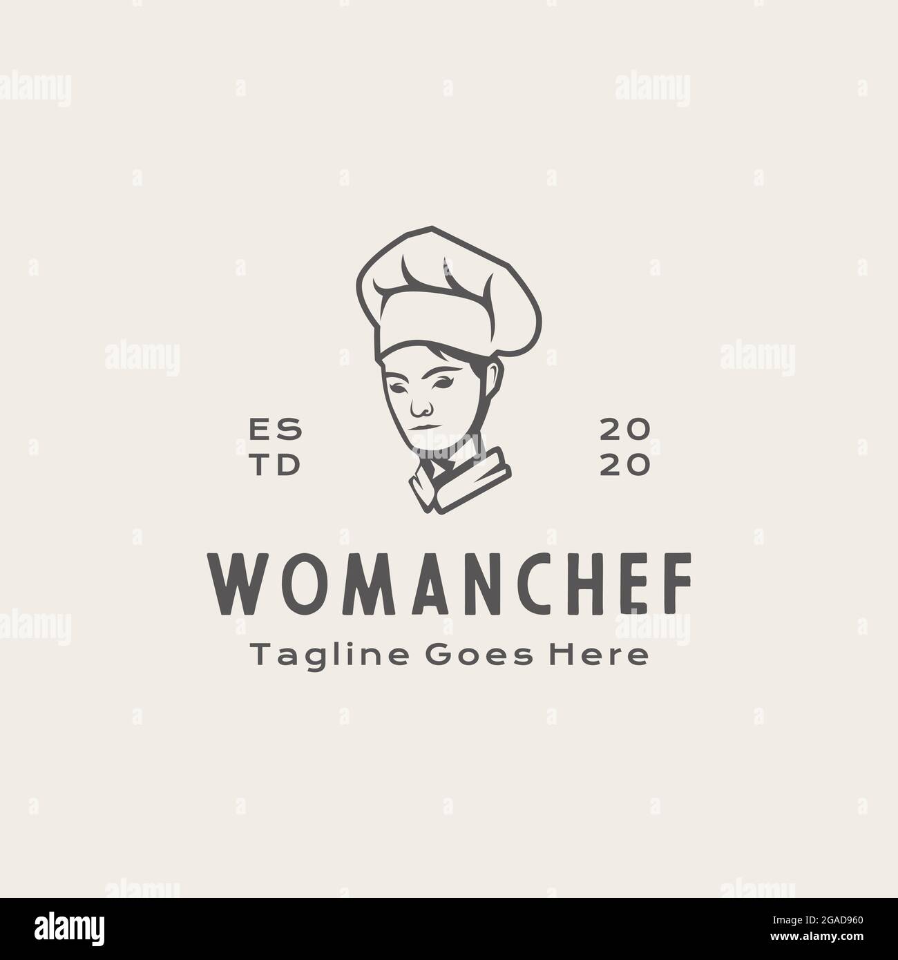 Female Chef Logo Design