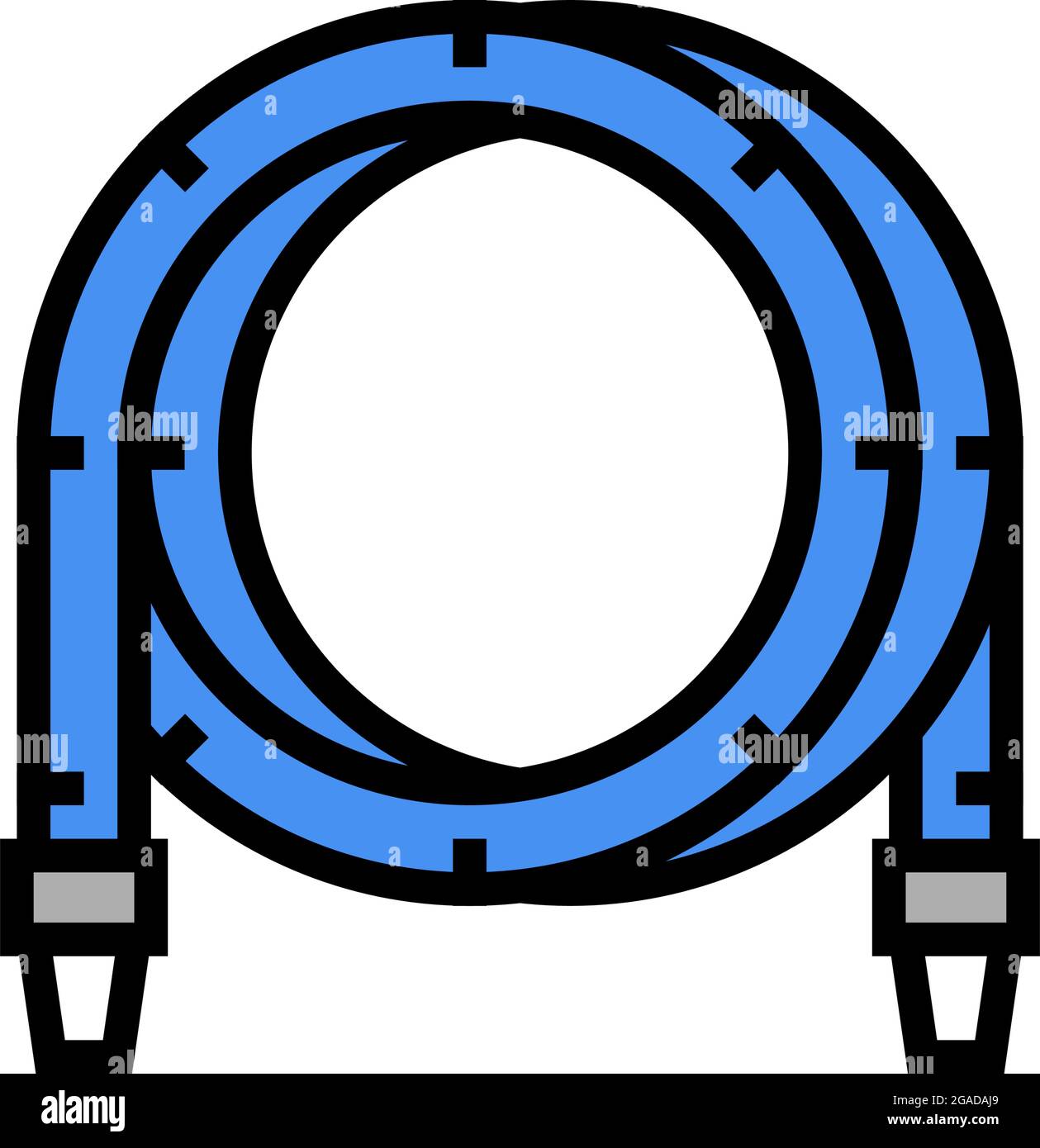 filtrate pool hose color icon vector illustration Stock Vector Image ...