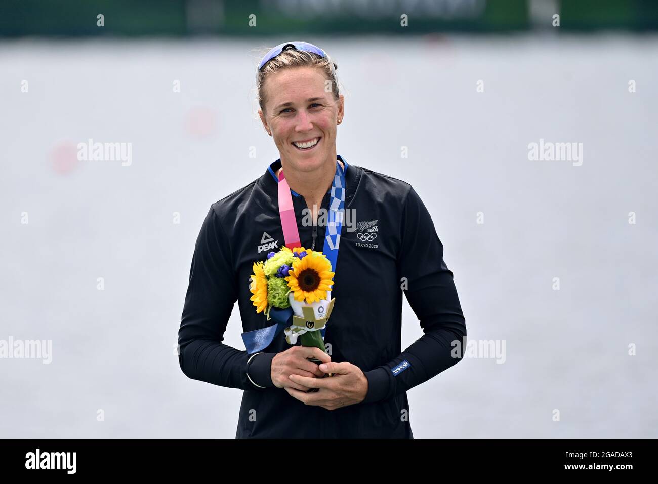 Tokyo, Japan. 30th July, 2021. Award ceremony: Emma TWIGG (NZL), winner ...