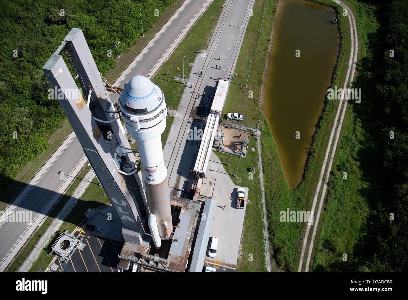 A United Launch Alliance Atlas V rocket with Boeing s CST-100 Starliner ...