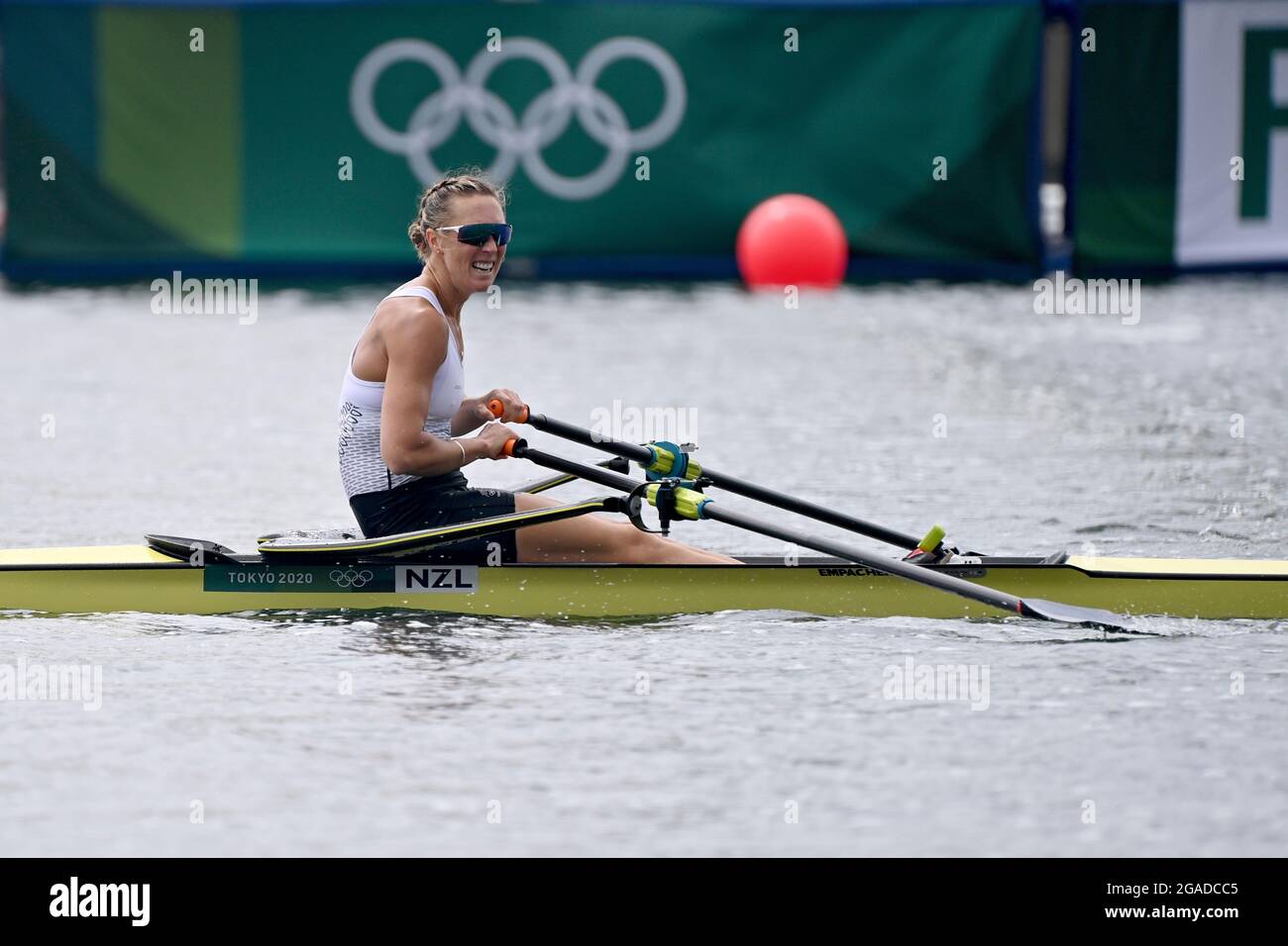Tokyo, Japan. 30th July, 2021. Emma TWIGG (NZL), winner, Olympic ...