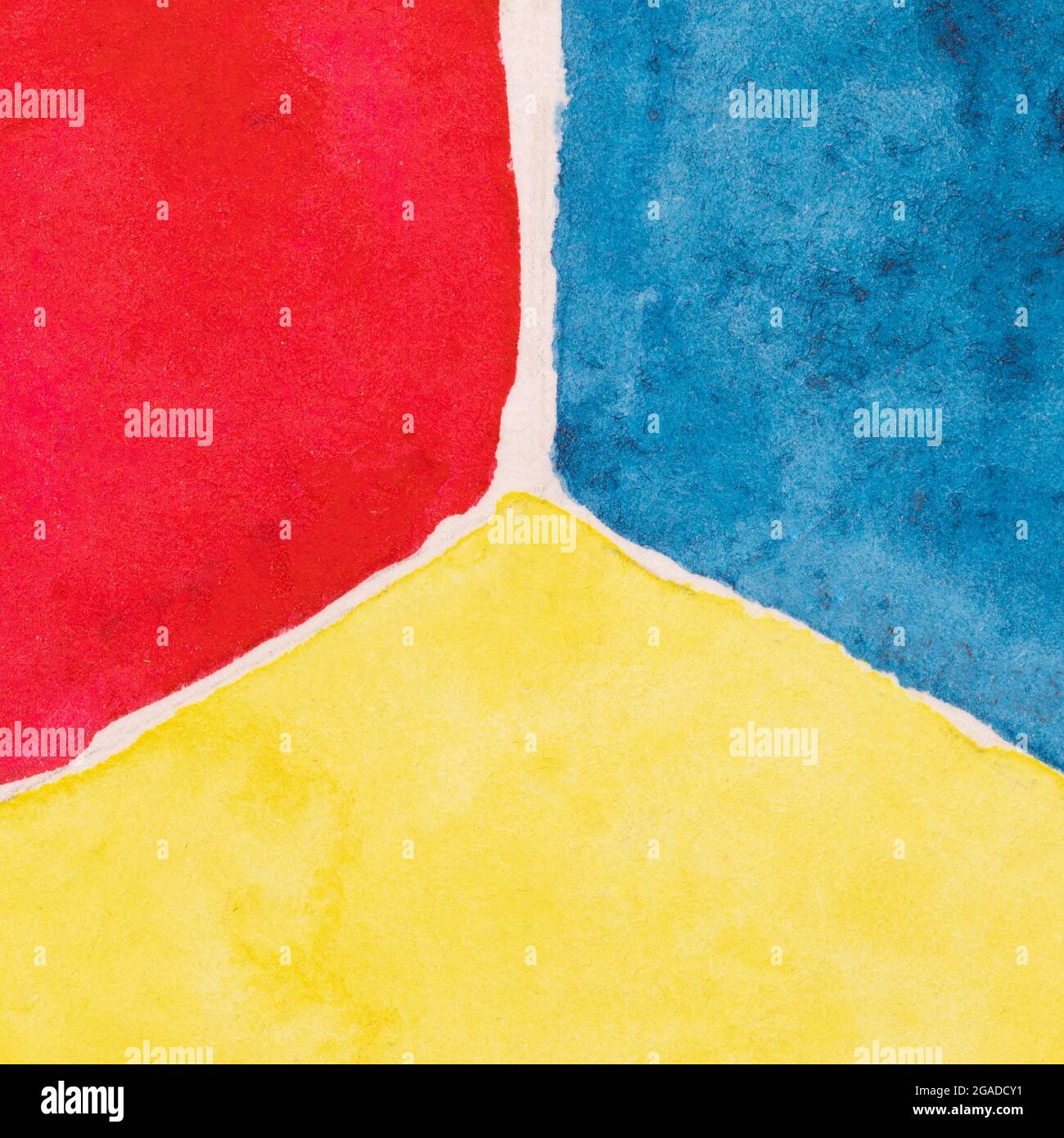 Red, blue, yellow as three base colors for mixing and to get other ...