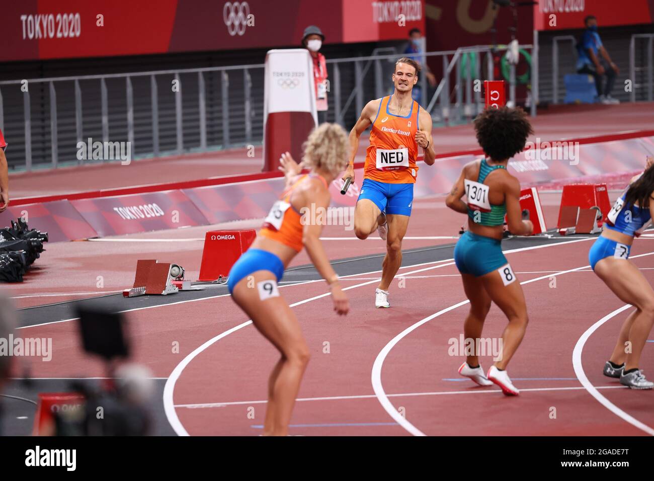 Tokyo, Japan. 30th July, 2021. DOBBER Jochem (NED) Athletics : 4x400m ...