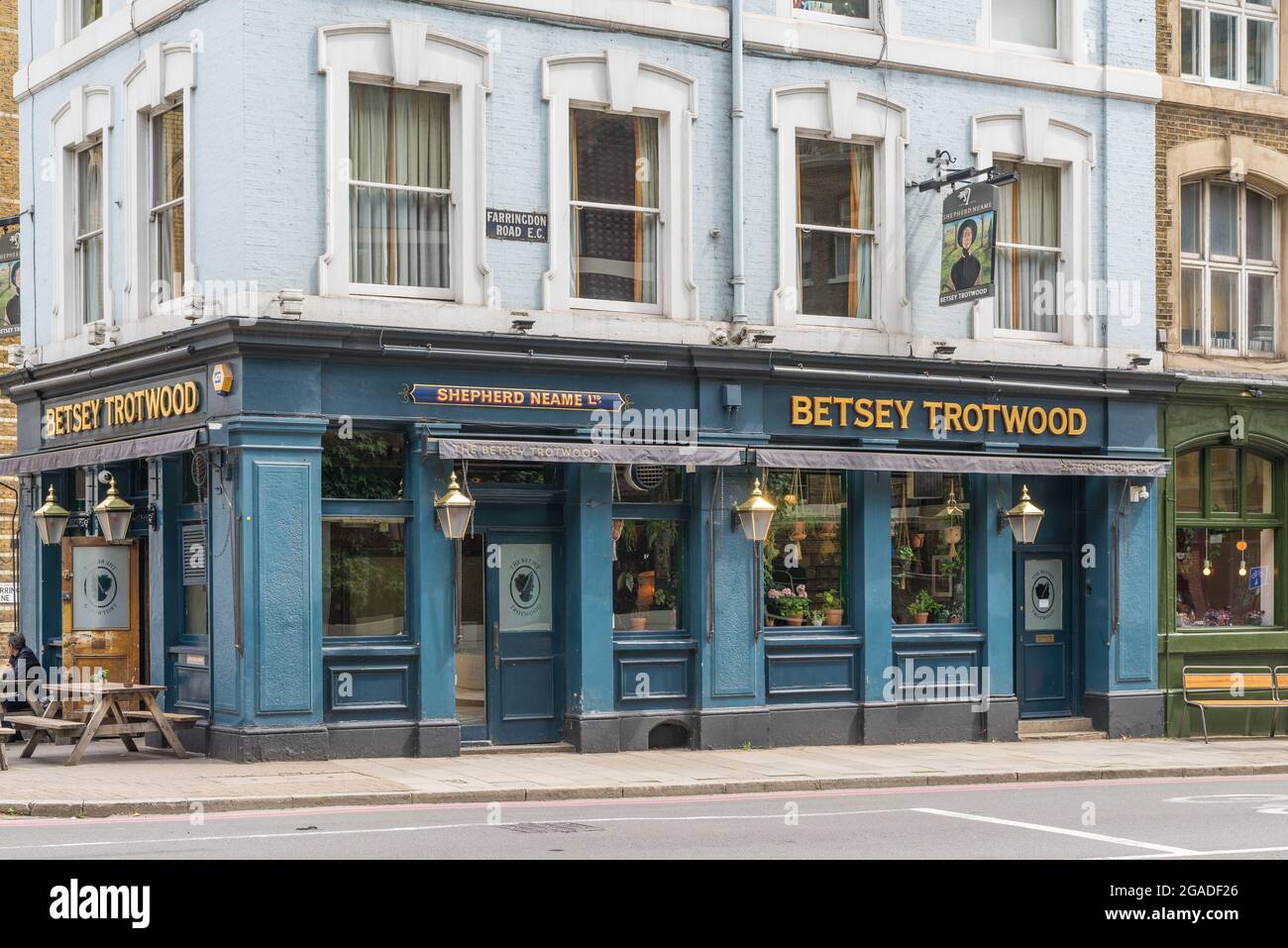 The Betsey Trotwood, a traditional Victorian pub on Farringdon Road ...