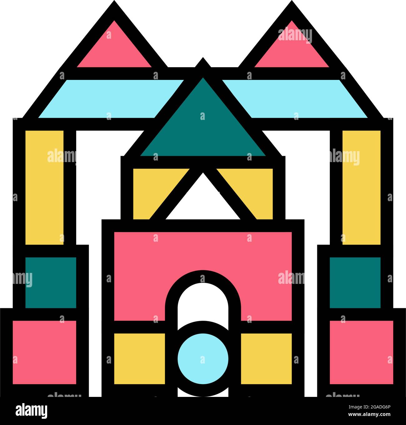 imaginative Play color icon vector illustration Stock Vector Image ...