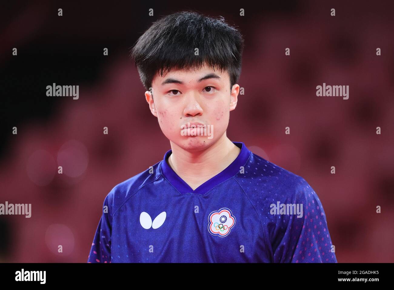 Tokyo, Japan. 30th July, 2021. Lin Yun Ju looks on during the Men's ...