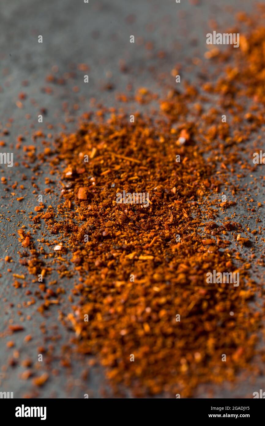 Raw Red Organic Chili Powder Spice in a Bowl Stock Photo - Alamy