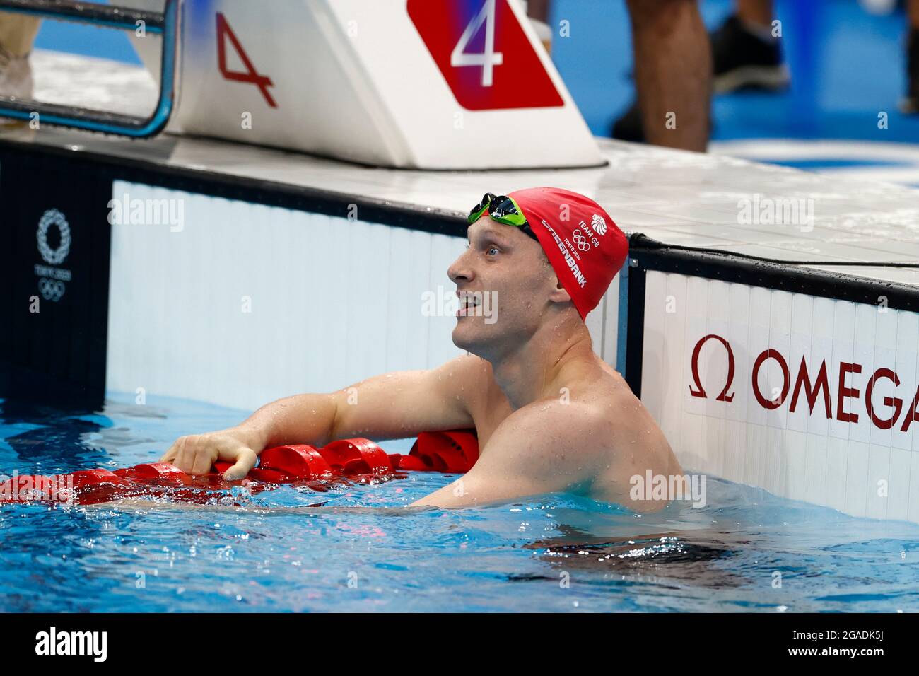 Tokyo, Japan. 30th July, 2021. Luke GREENBANK (GBR), in the finish, 3rd ...