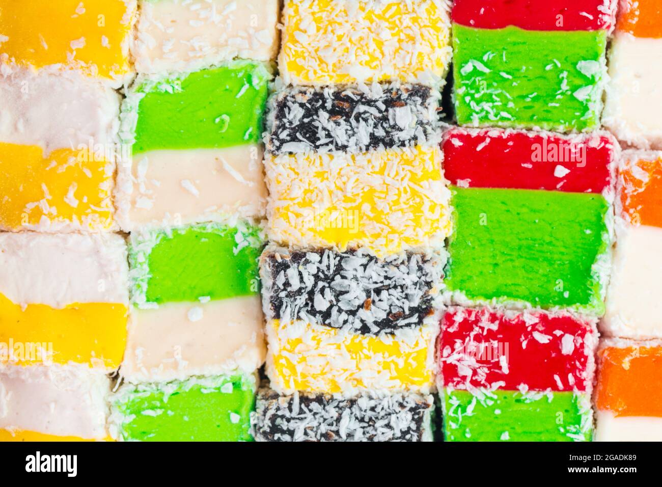 Assorted traditional turkish delight Stock Photo - Alamy