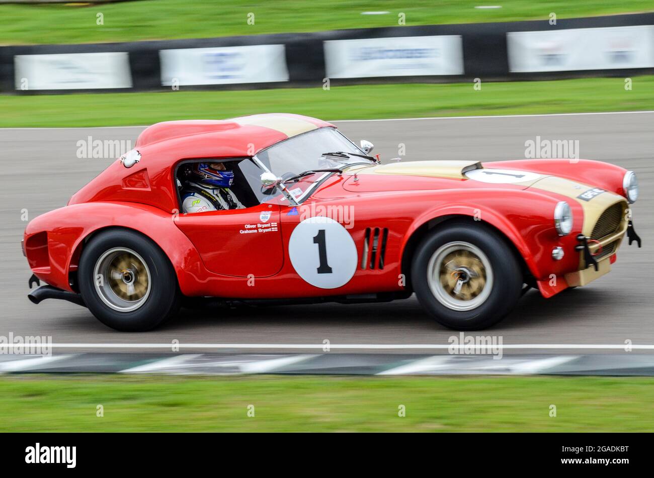 AC Cobra 289 racing car competing in the RAC Tourist Trophy Celebration ...