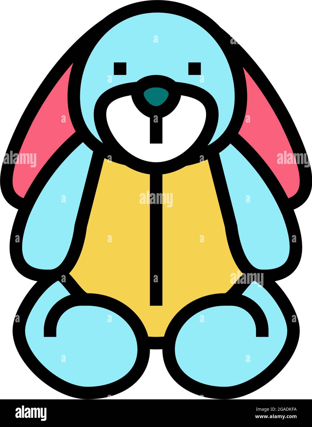 plush toys color icon vector illustration Stock Vector Image & Art - Alamy
