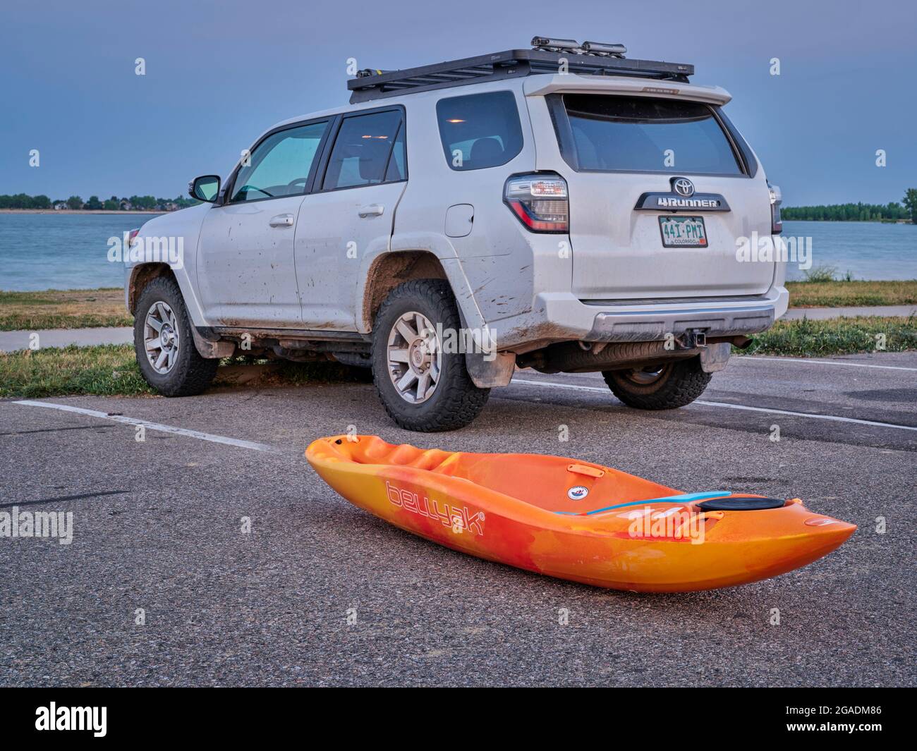 Boyd Lake State Park, CO, USA - July 27, 2021 : Toyota 4 Runner SUV and ...