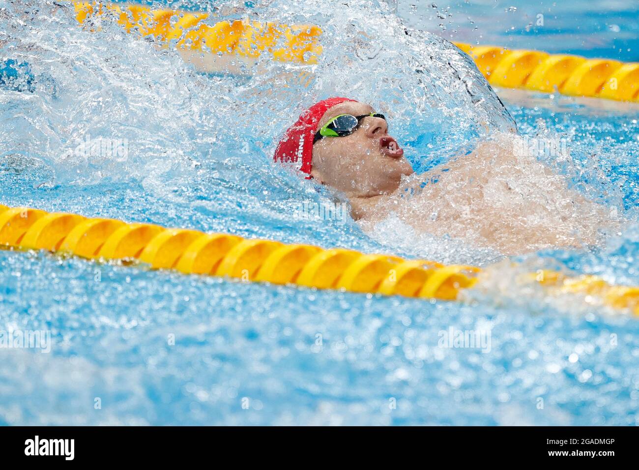 Tokyo, Japan. 30th July, 2021. Luke GREENBANK (GBR), Action, Swimming ...