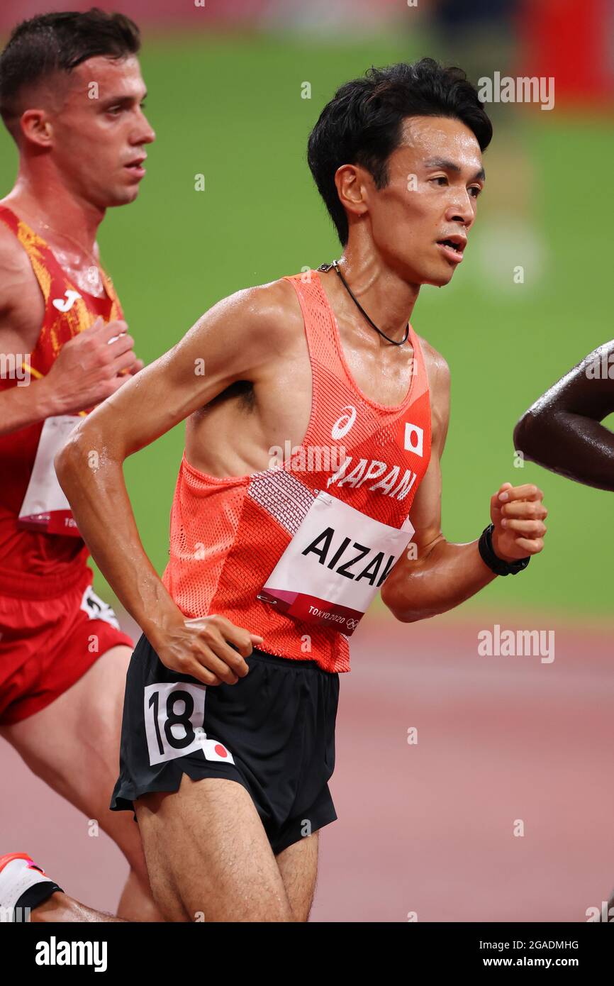 Tokyo, Japan. 30th July, 2021. Akira Aizawa (JPN) Athletics : Men's ...