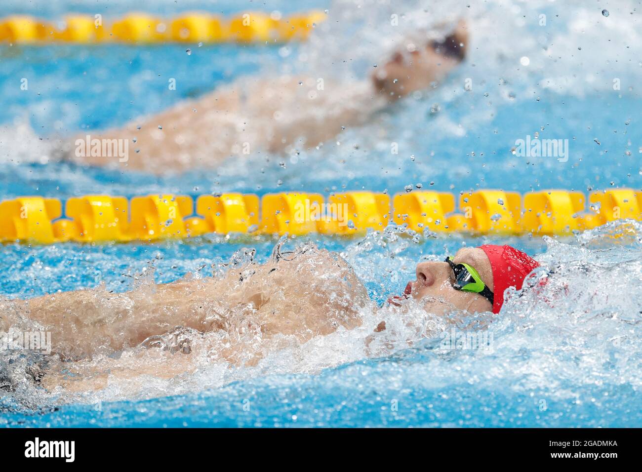 Tokyo, Japan. 30th July, 2021. Luke GREENBANK (GBR), Action, Swimming ...