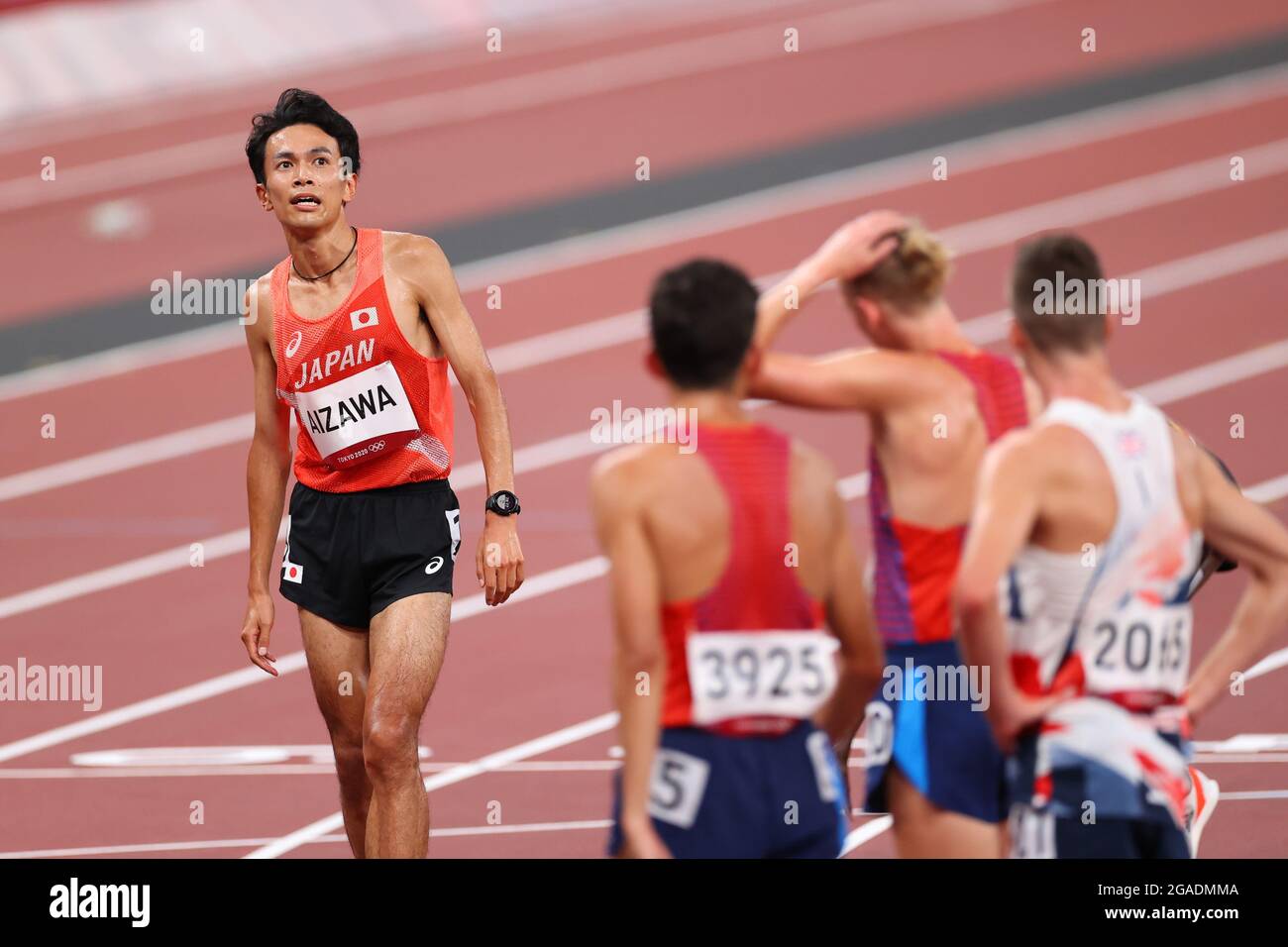 Tokyo, Japan. 30th July, 2021. Akira Aizawa (JPN) Athletics : Men's ...