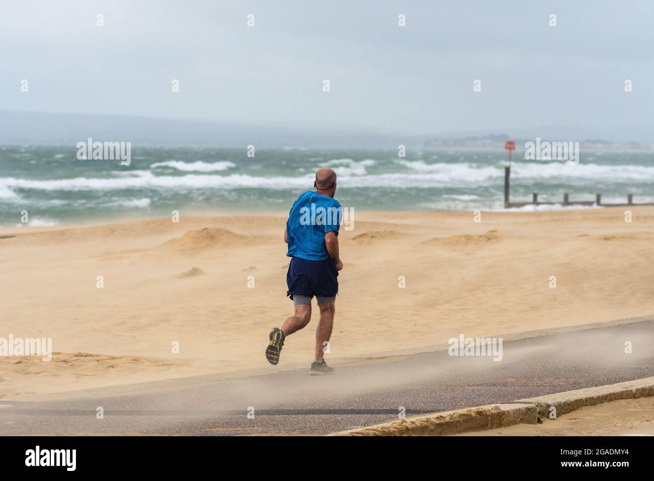 Boscombe, Bournemouth, Dorset, UK, 30th July 2021, UK Weather: Storm ...