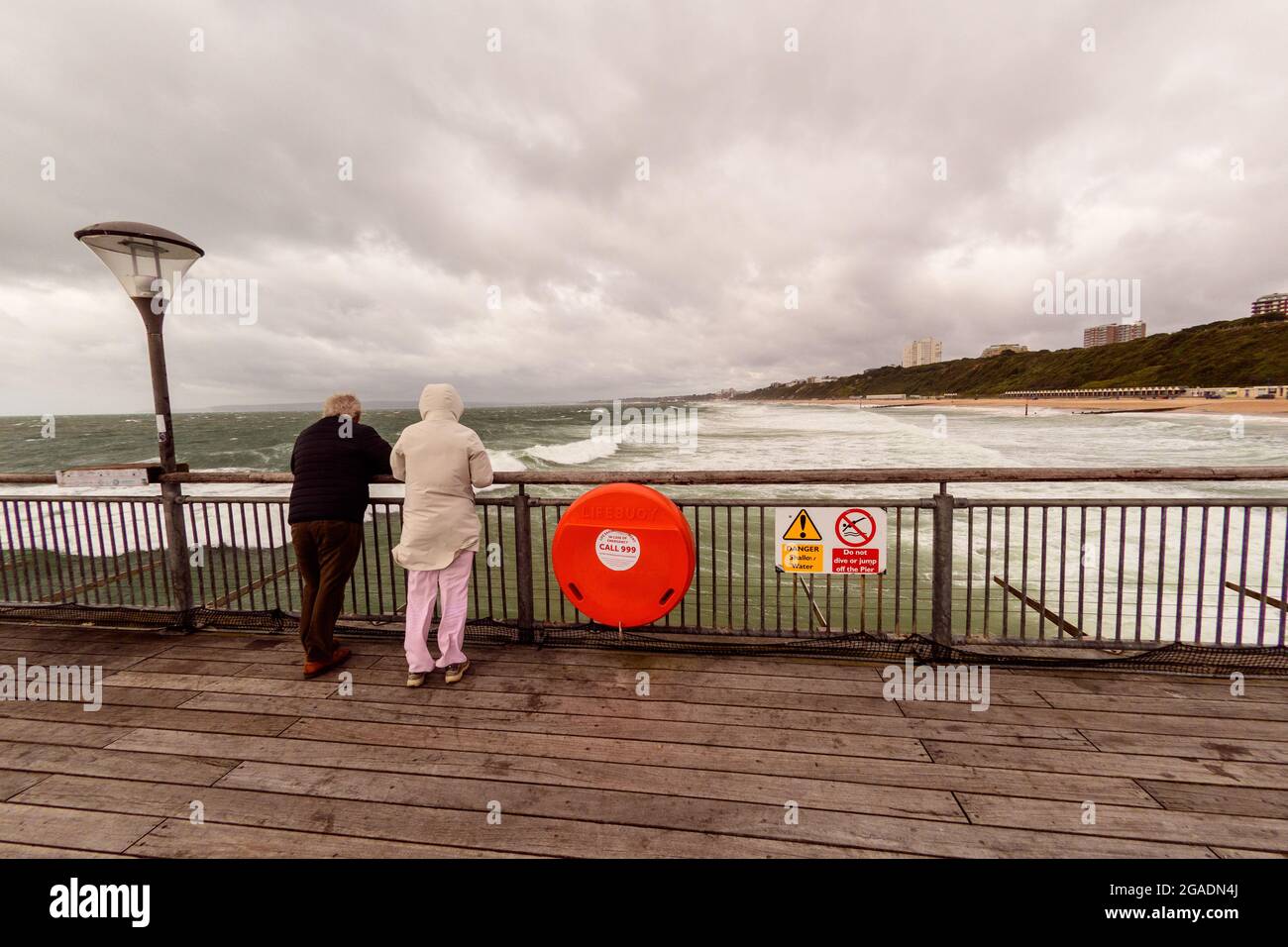 Boscombe, Bournemouth, Dorset, UK, 30th July 2021, UK Weather: Storm ...