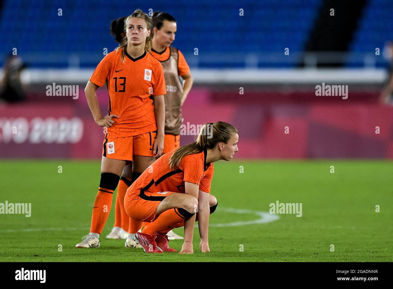 Yokohama, Japan. 30th July, 2021. YOKOHAMA, JAPAN - JULY 30: Victoria ...