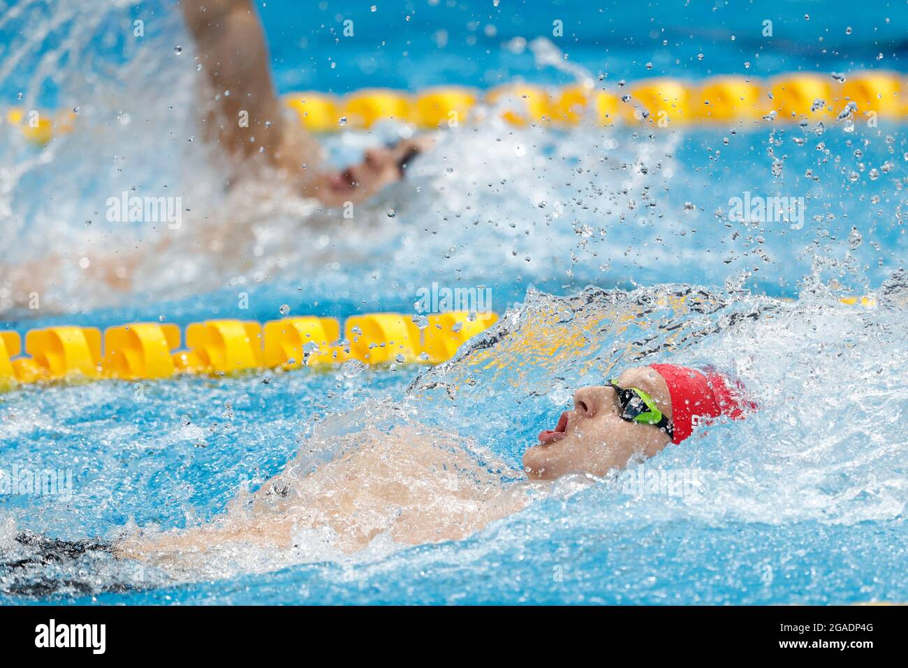 Tokyo, Japan. 30th July, 2021. Luke GREENBANK (GBR), Action, Swimming ...