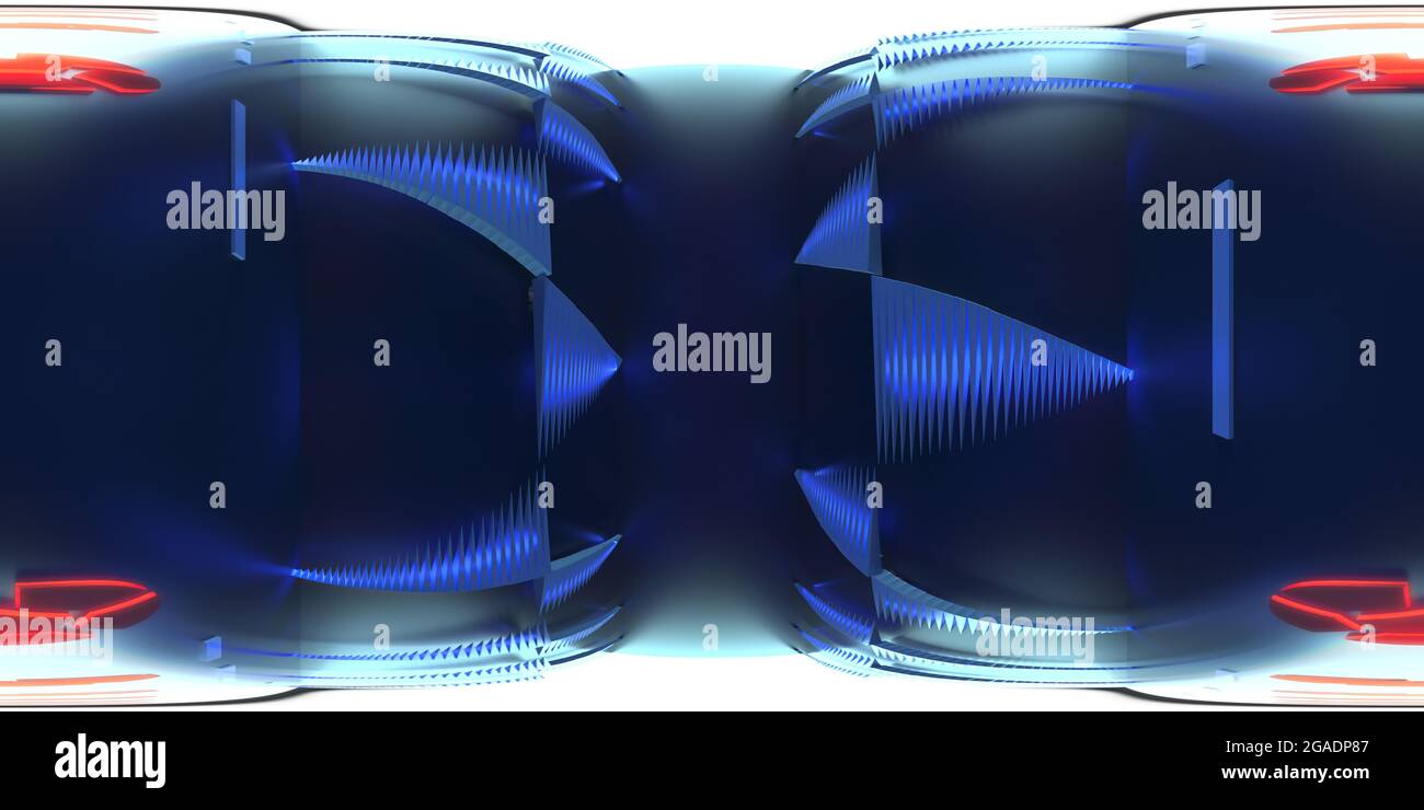 3d illustration, 3d rendering, vr 360 panorama abstract images of the ...