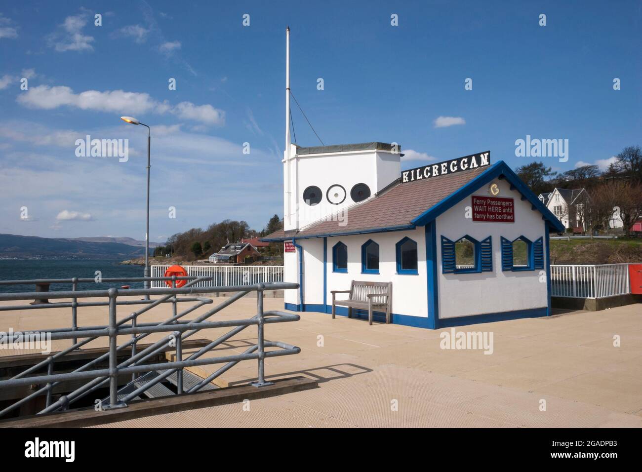Kilcreggan pier, Argyll, Scotland Stock Photo - Alamy