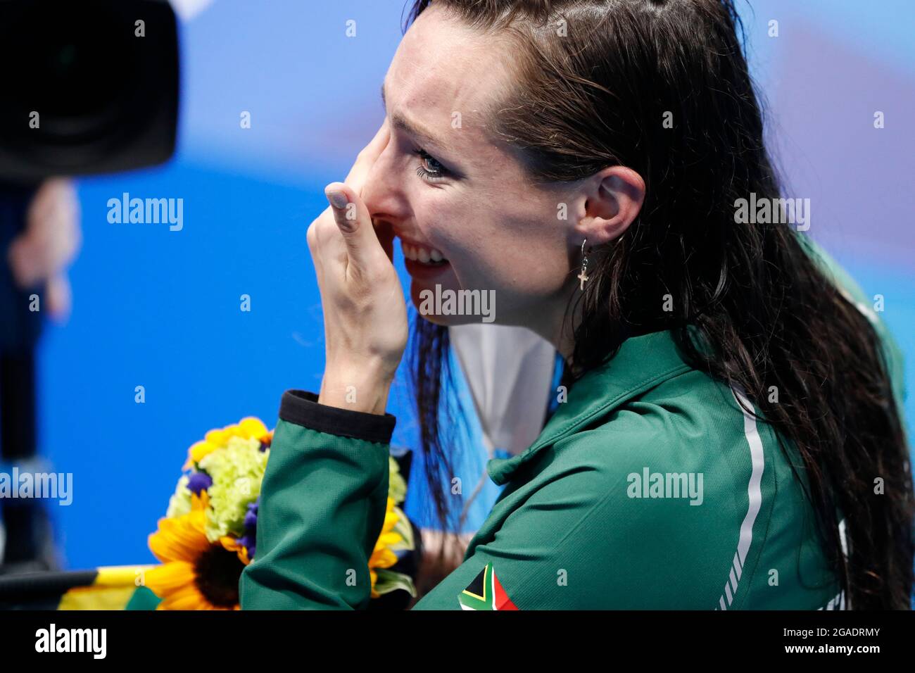 Award ceremony, victory ceremony, Tatjana SCHOENMAKER (RSA), winner ...