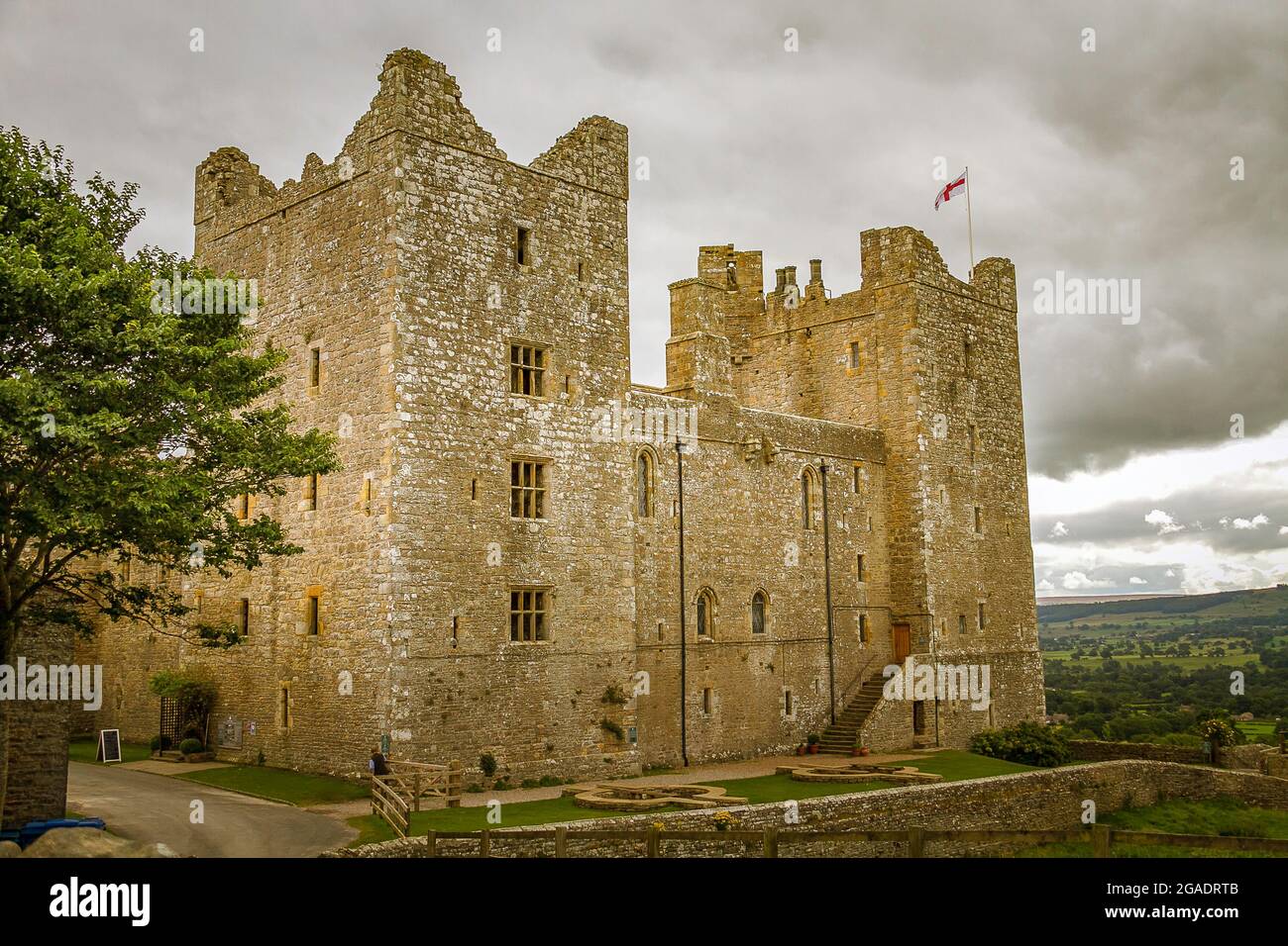 Bolton Castle located in Wensleydale, North Yorkshire, England - One of ...