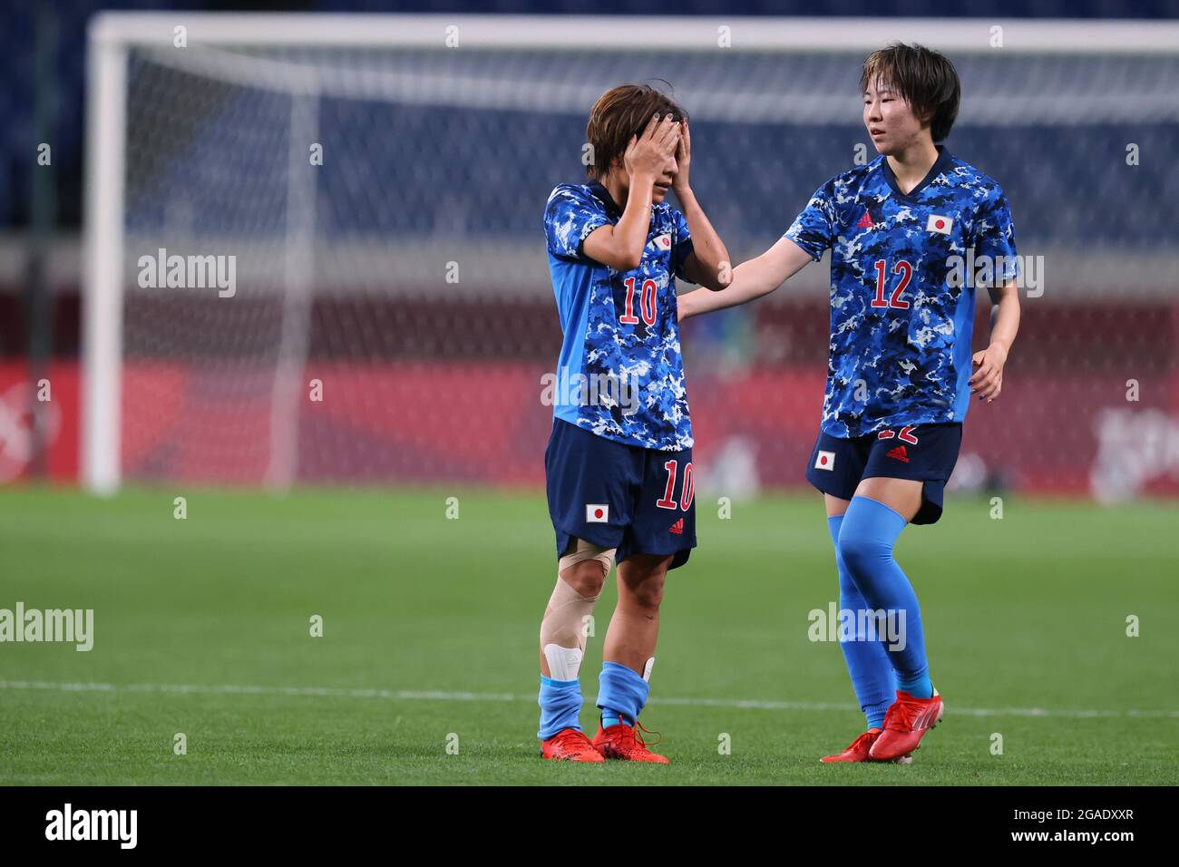 Saitama, Japan. 30th July, 2021. (L to R) Mana Iwabuchi, Jun Endo (JPN ...