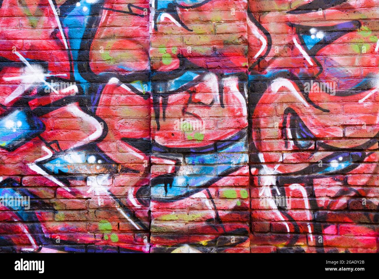 Red Graffiti Background