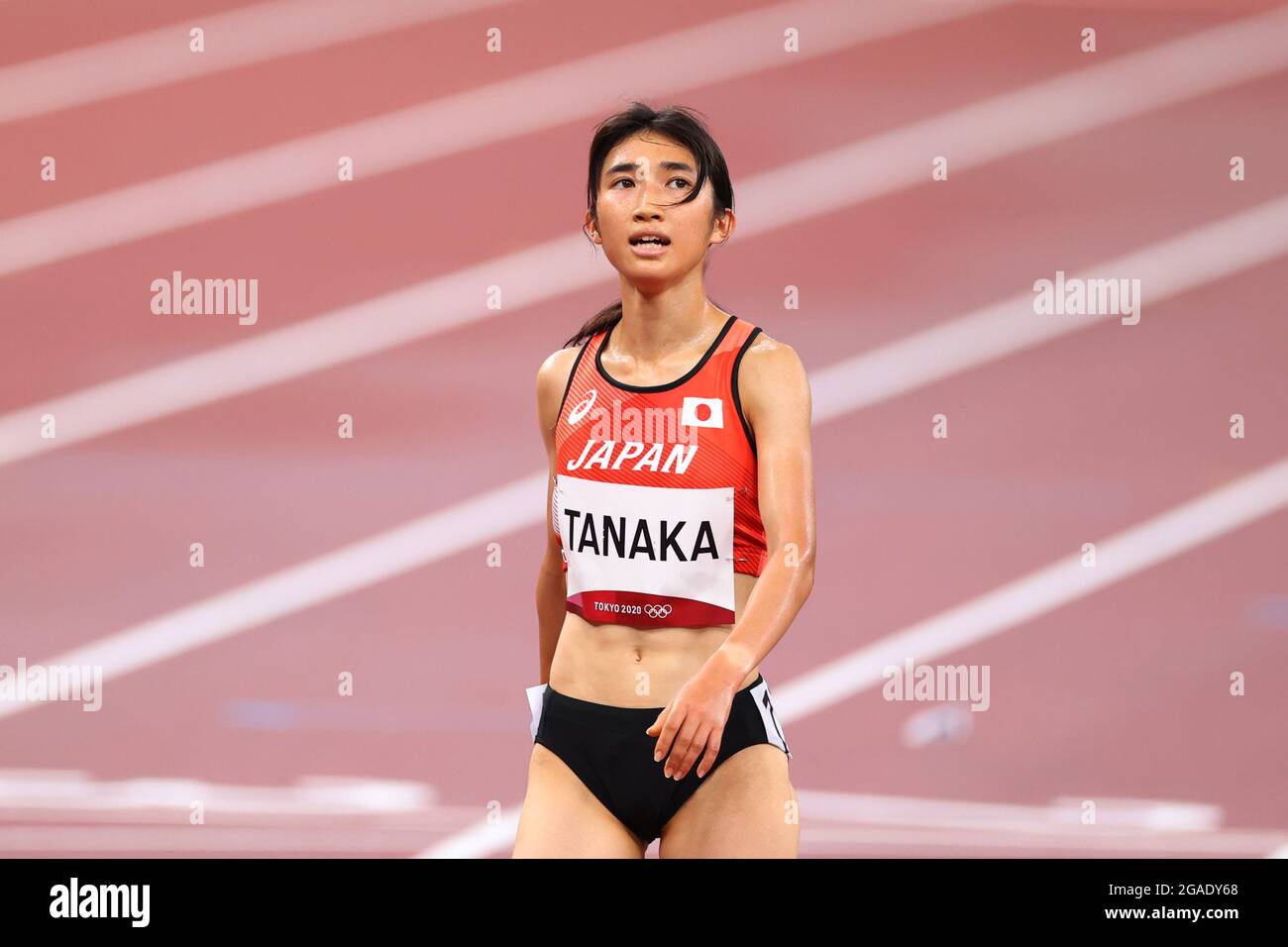 Tokyo, Japan. 30th July, 2021. Nozomi Tanaka (JPN) Athletics : Women's ...